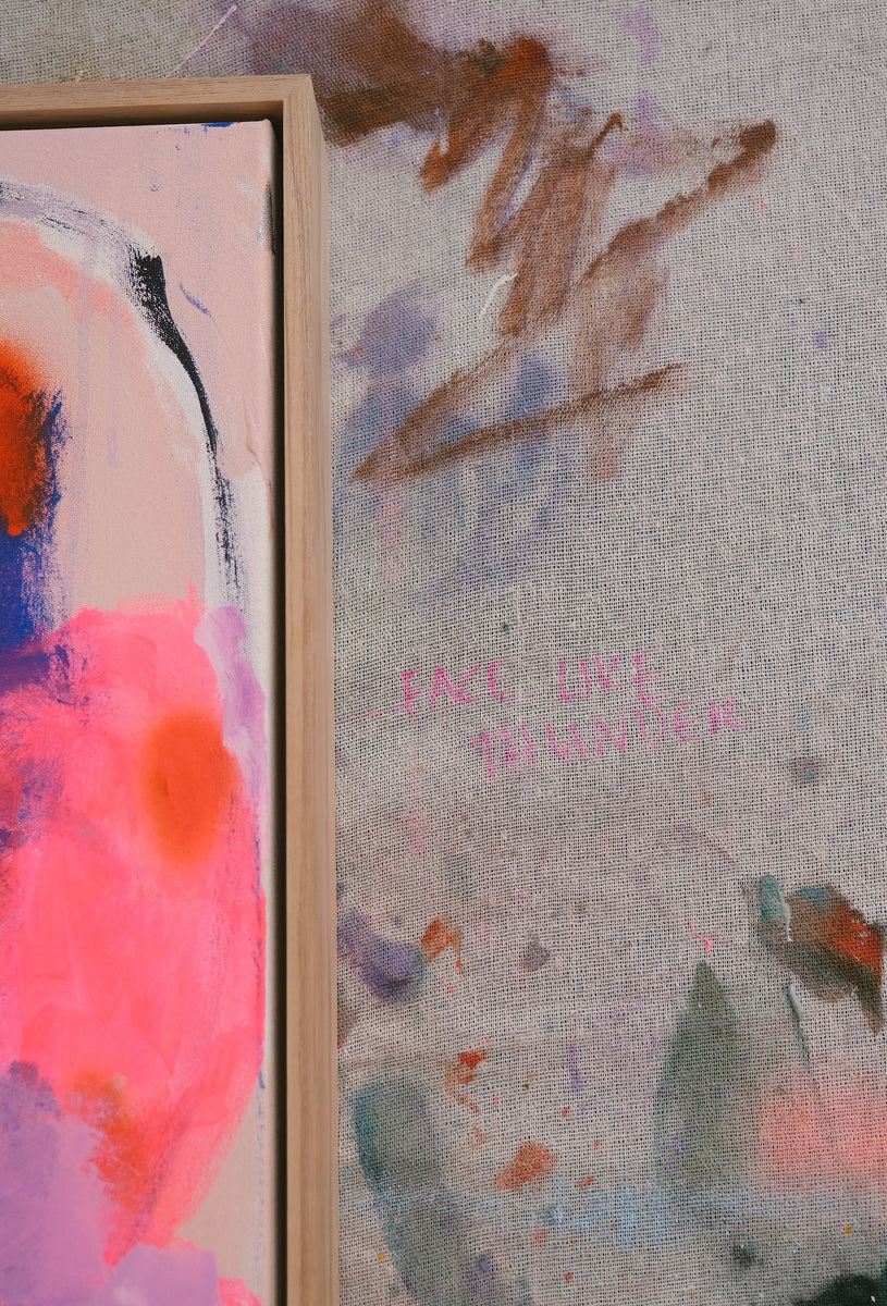 Face like thunder - original painting – Kateelizastudio
