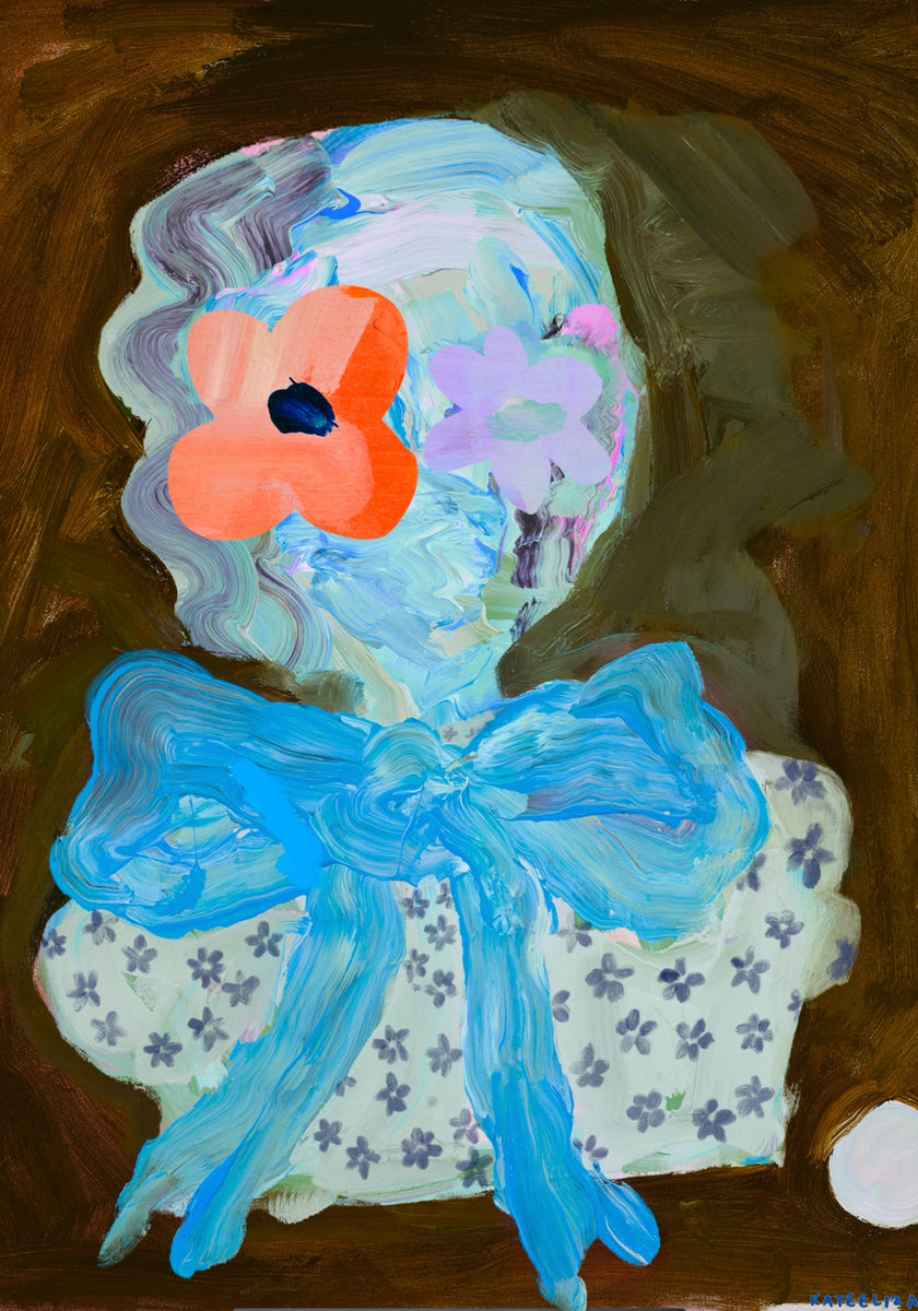 Mariah flower face poster – Kateelizastudio